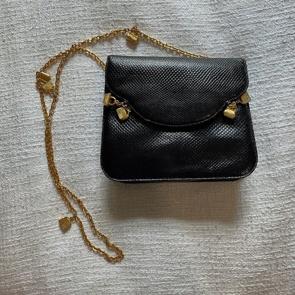 Judith Leiber | Other | Like New Black Vintage Judith Leiber Couture ...
